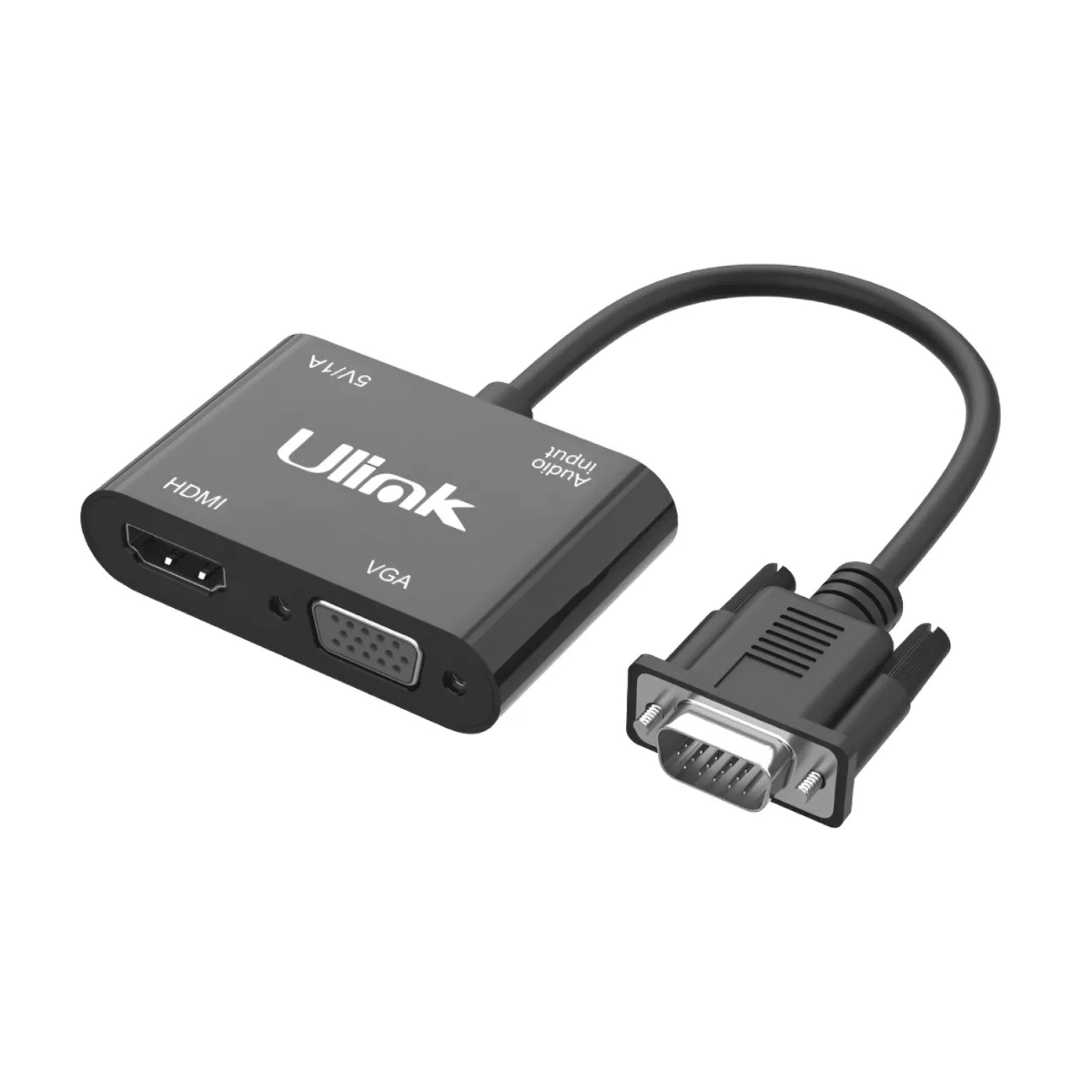ADAPTADOR CONVERSIR VGA A HDMI/VGA CON AUDIO ULINK CV2500HV | Vollta ...
