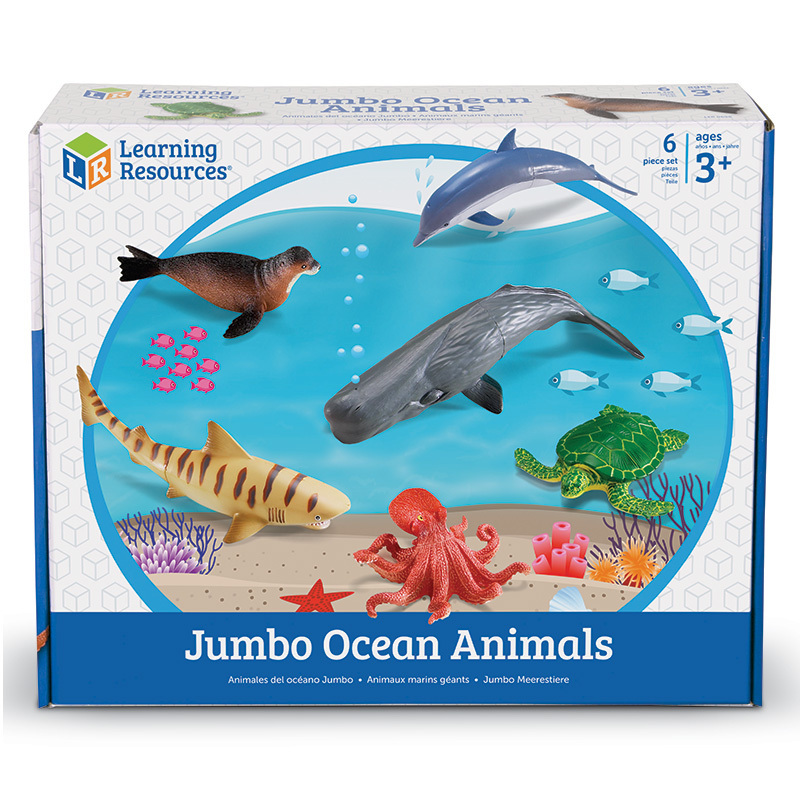 Animales Marinos Jumbo 6pz | Lúdiko - juguetes didácticos
