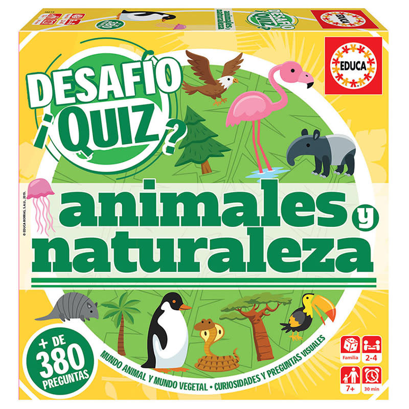 Desafío ¡Quiz? Animales y naturaleza | Nuevo - Lúdiko - juguetes didácticos