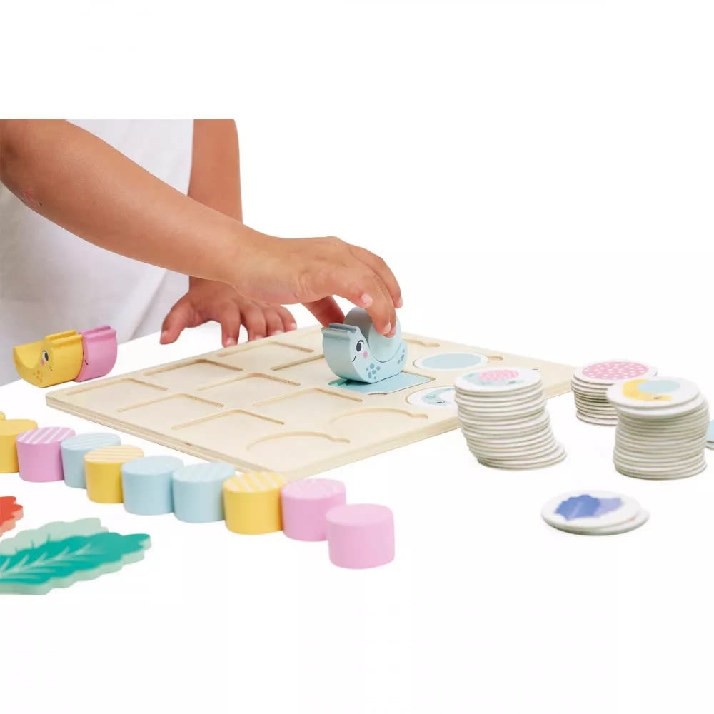 Tablero de doble entrada Caracoles | Nuevo - Lúdiko - juguetes didácticos