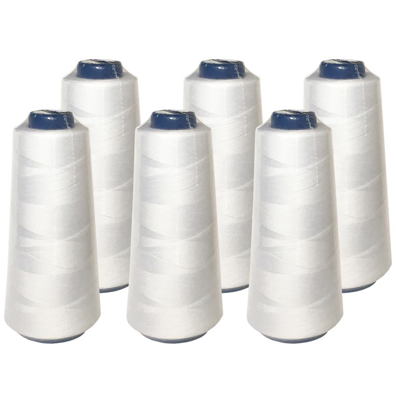 Hilo de coser blanco, 6 unidades | Lúdiko - juguetes didácticos