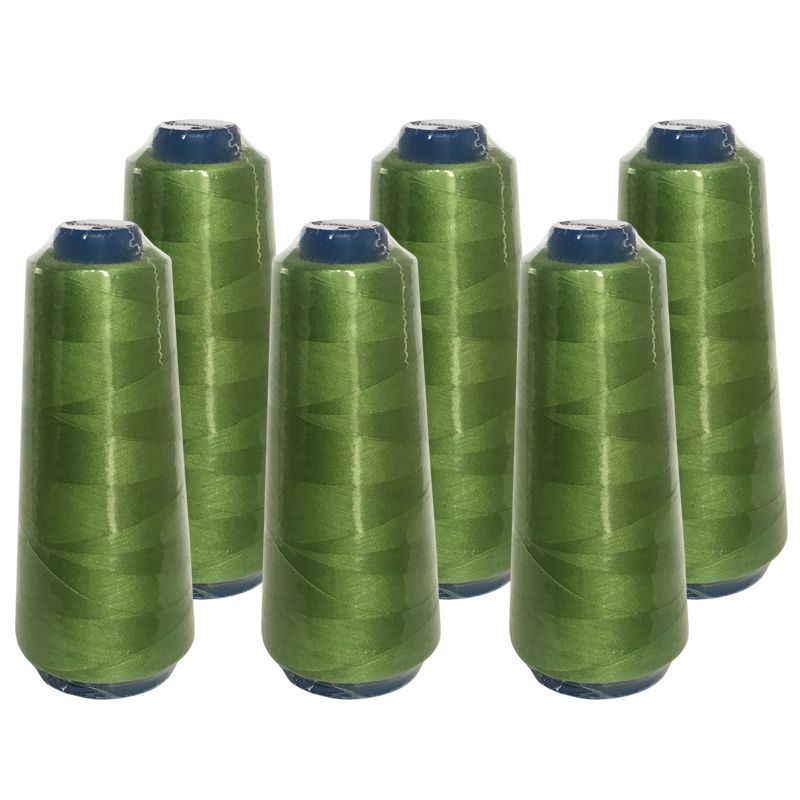 Hilo de coser verde, 6 unidades | Lúdiko - juguetes didácticos