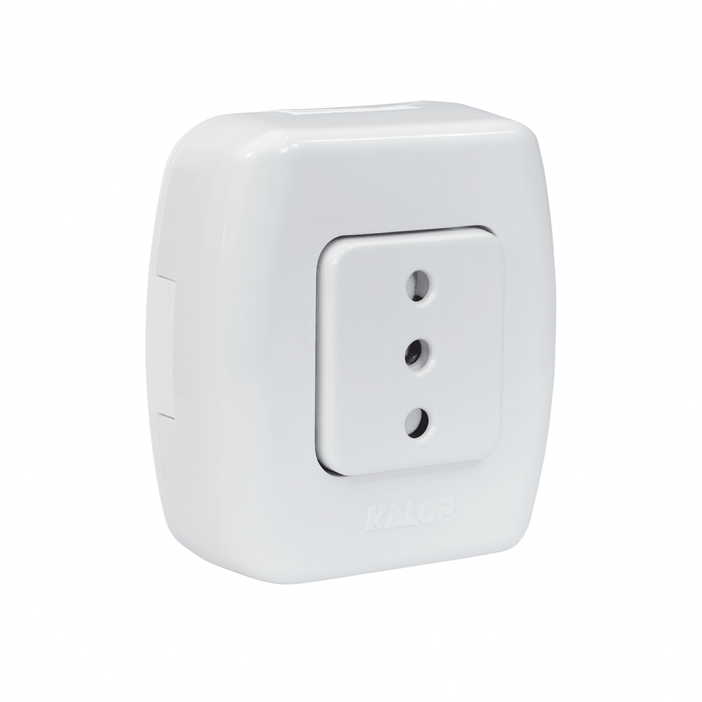 LINEA TEKNA 1 TOMA 2B + T 10A 250V | ESPACIO LED