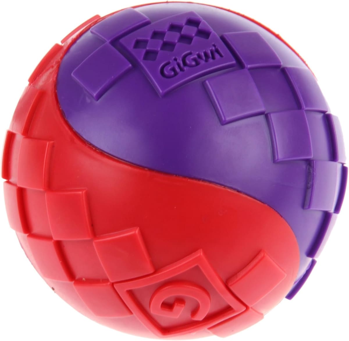 Gigwi Gigwi Ball Small Solid Rojo/Morado | La tiendita de Pancho