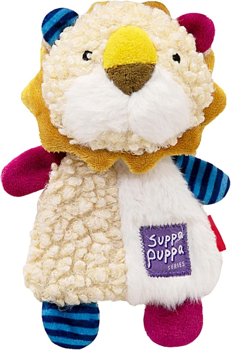 Gigwi Suppa Puppa León Crinkle Sound | PET EXPERTS E-COMMERCE