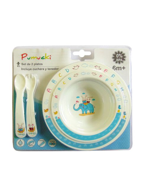 SET DE PLATOS Y CUBIERTO | Planeta Mamá