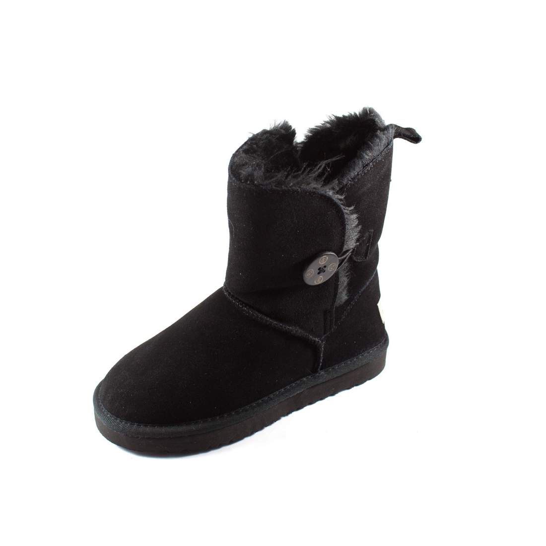 BOTA BLAST BUTTON LEATHER BLACK | Planeta kids