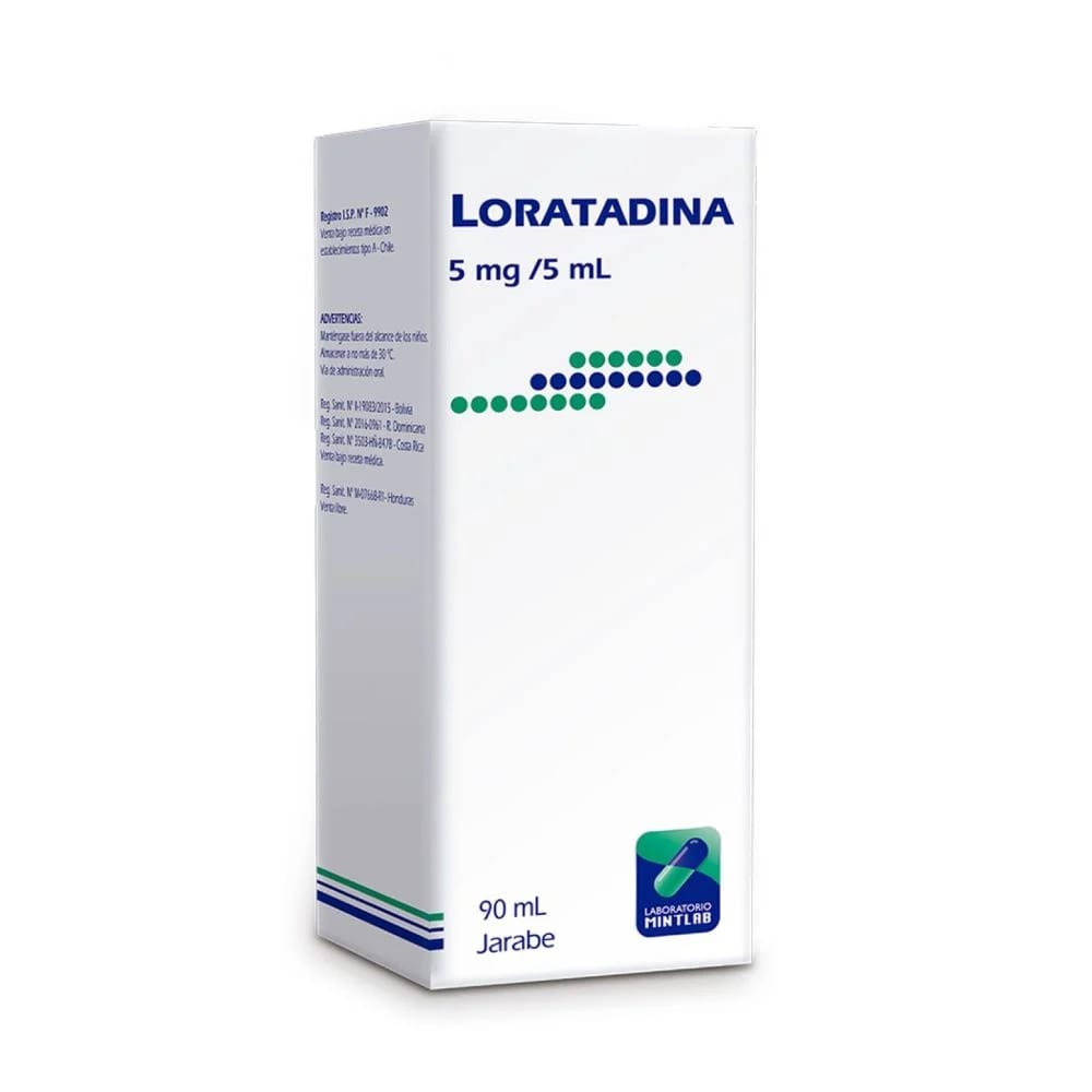 LORATADINA JARABE 5 MILIGRAMOS X 90 MILILITROS | FarmaciaSole