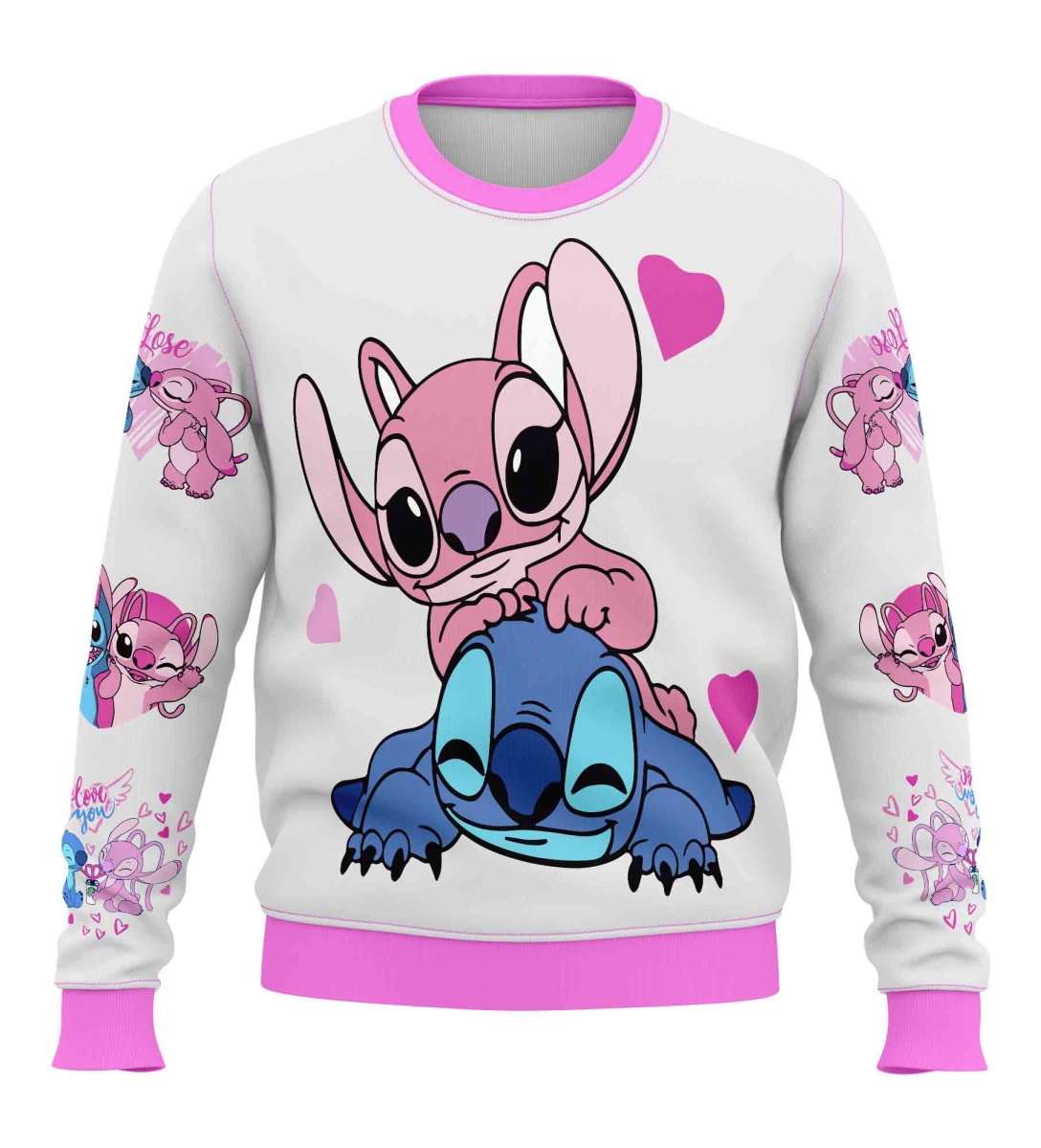 Polerón Stitch Angel D8 | Estampa Manía