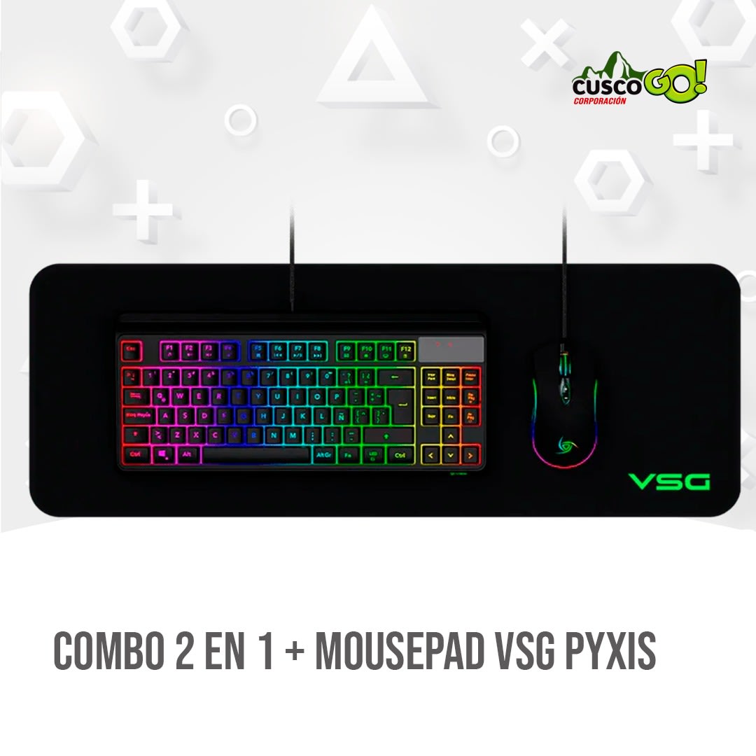 COMBO 2 EN 1 + MOUSEPAD VSG PYXIS | CUSCOGO