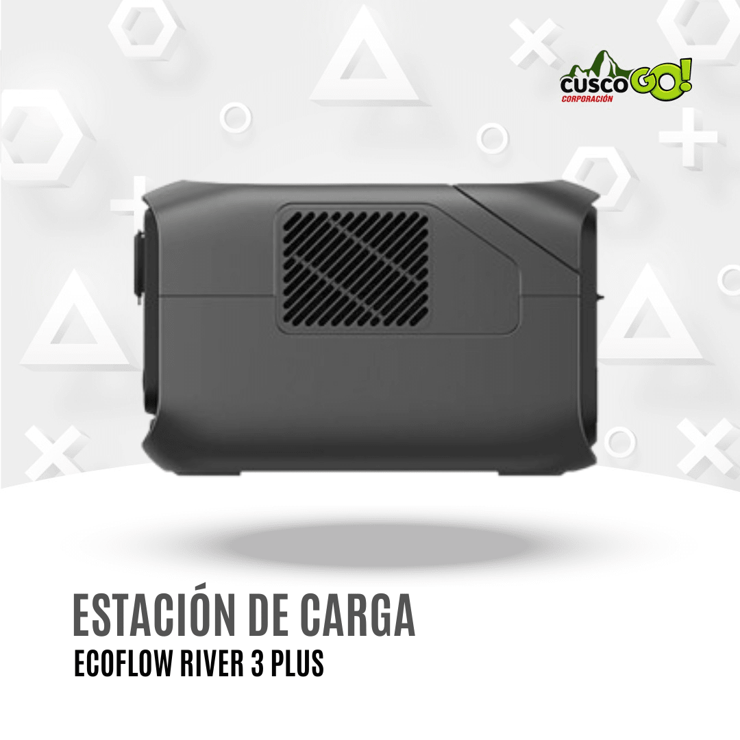 ESTACION DE ENERGIA PORTATIL ECOFLOW RIVER 3 PLUS 600W | CUSCOGO