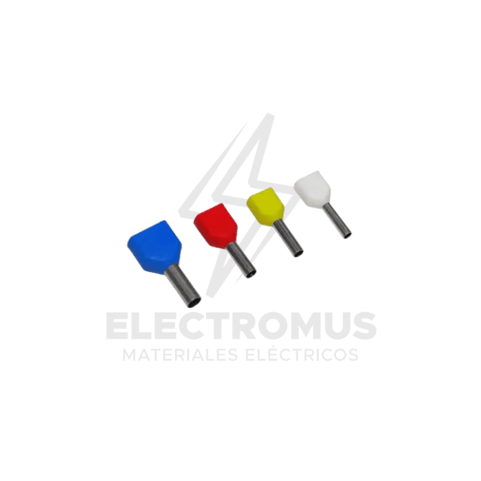 FERRUL DOBLE C/AISLACION 4MM | Electromus