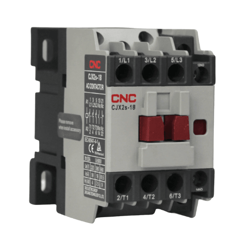 Contactor Trifasico 18A 1NO+1NC Bobina 220V CNC - CJX2s | INGOA