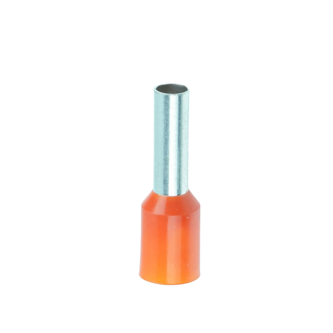 Ferrule 4MM (12 AWG) Naranjo (100un) | INGOA