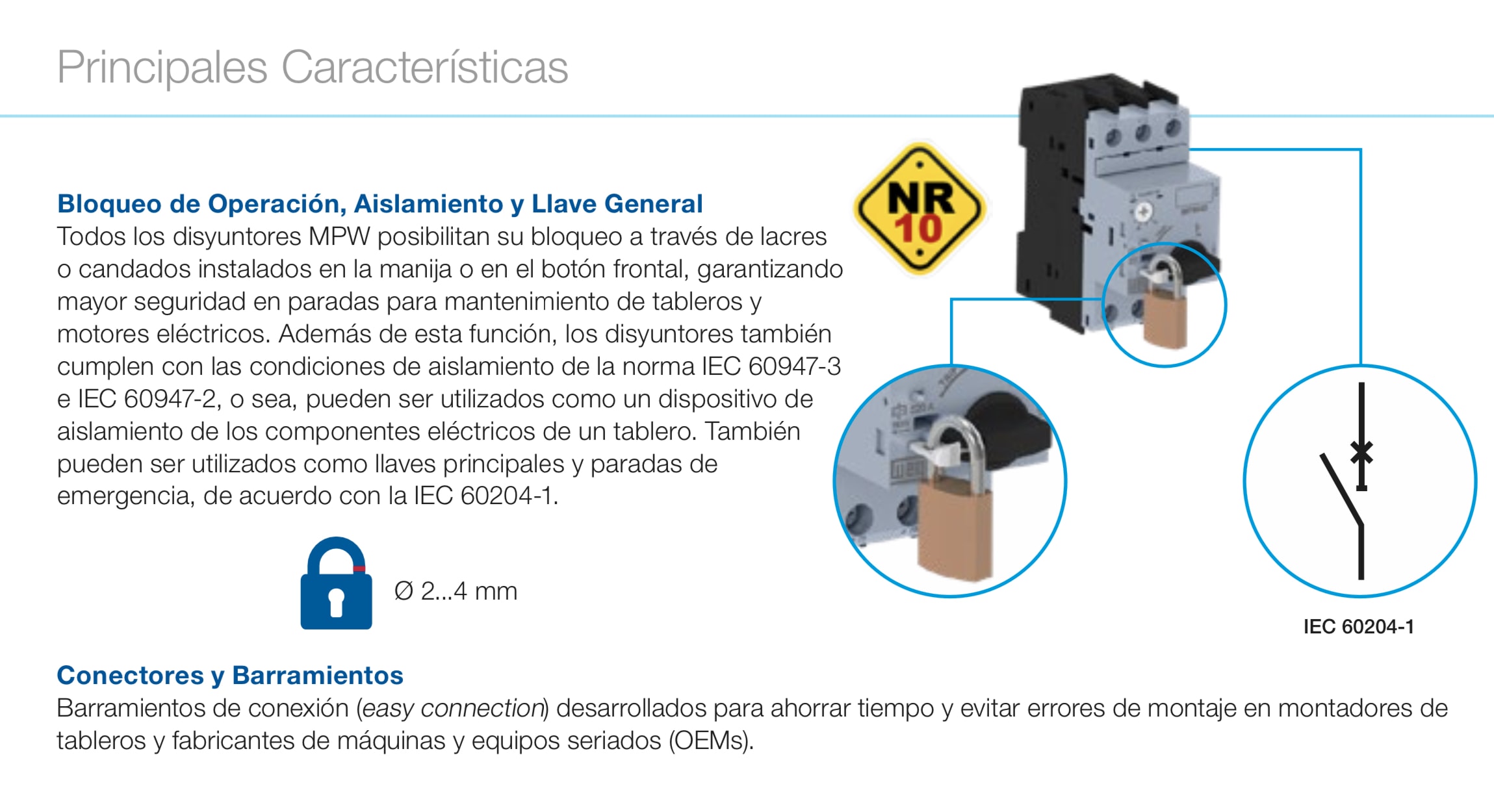 GUARDAMOTOR WEG 32-40A MPW40 | Nuevo URNAV