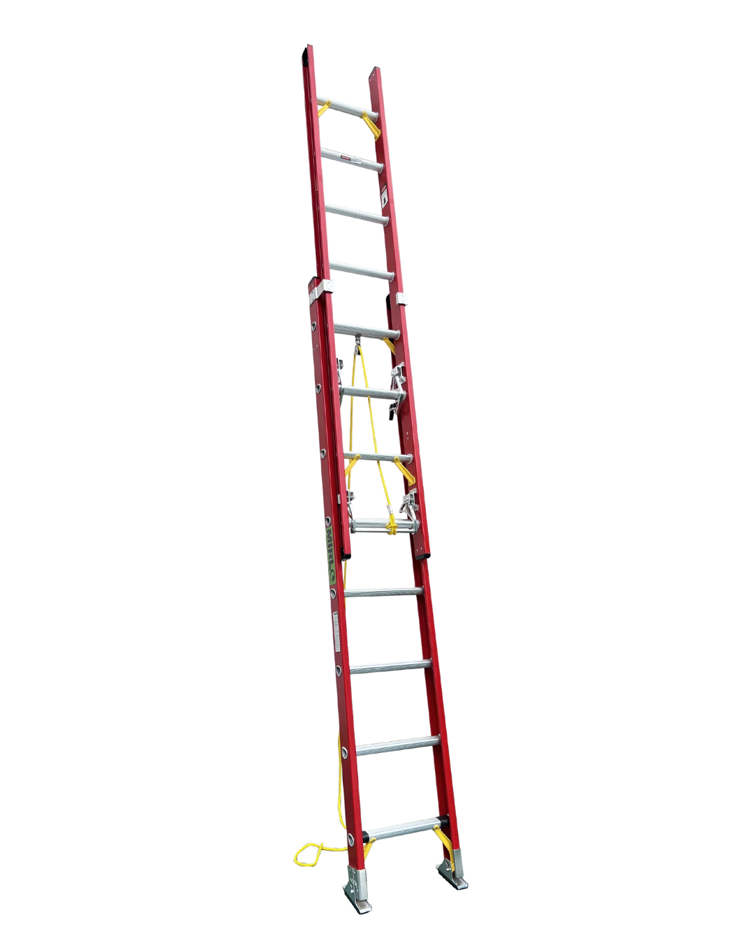 ESCALERA TELESCOPIO FIBRA DE VIDRIO 150KLS 16 PELDAÑOS | Nuevo URNAV