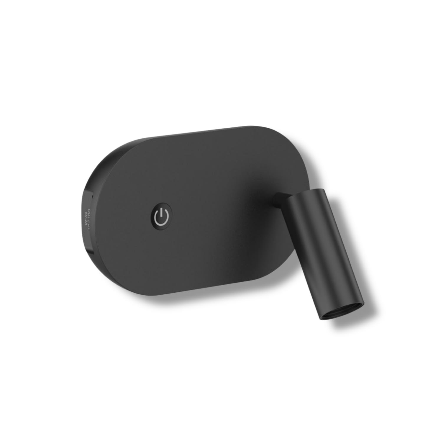 APLIQUE MAGZ LED 3W 3000K 290LM DIRIGIBLE C/INT + USB NEGRO | Nuevo URNAV