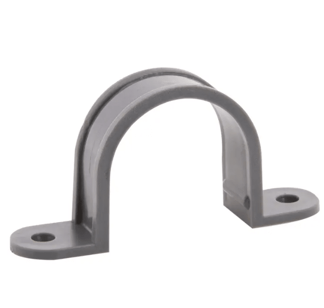 ABRAZADERA PVC SANITARIO GRIS | Puertoplas.cl