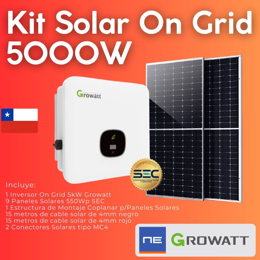 Kit Solar On Grid 5000W | Natura Energy es especialista en paneles ...