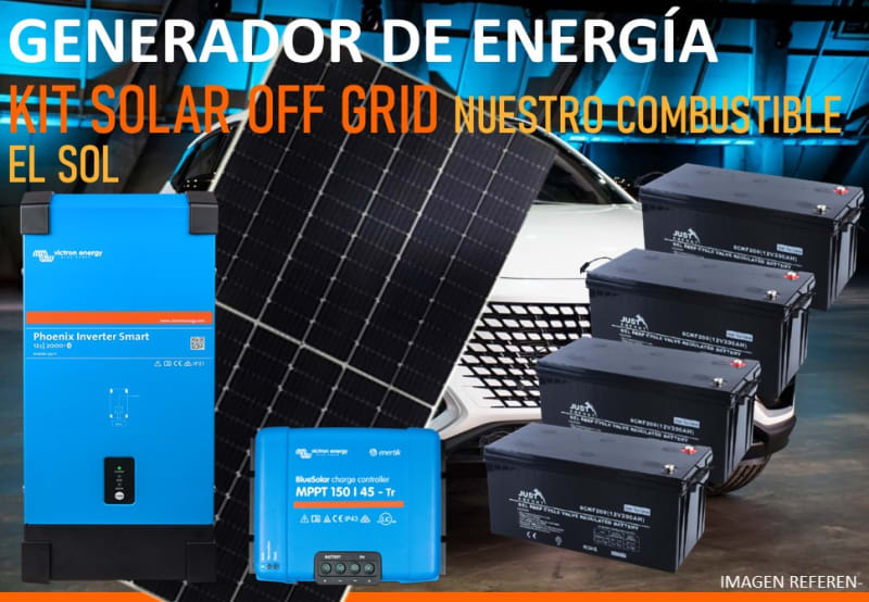 Kit Solar Off Grid | Kit Fotovoltaico, Panel Solar Precio, Victron ...