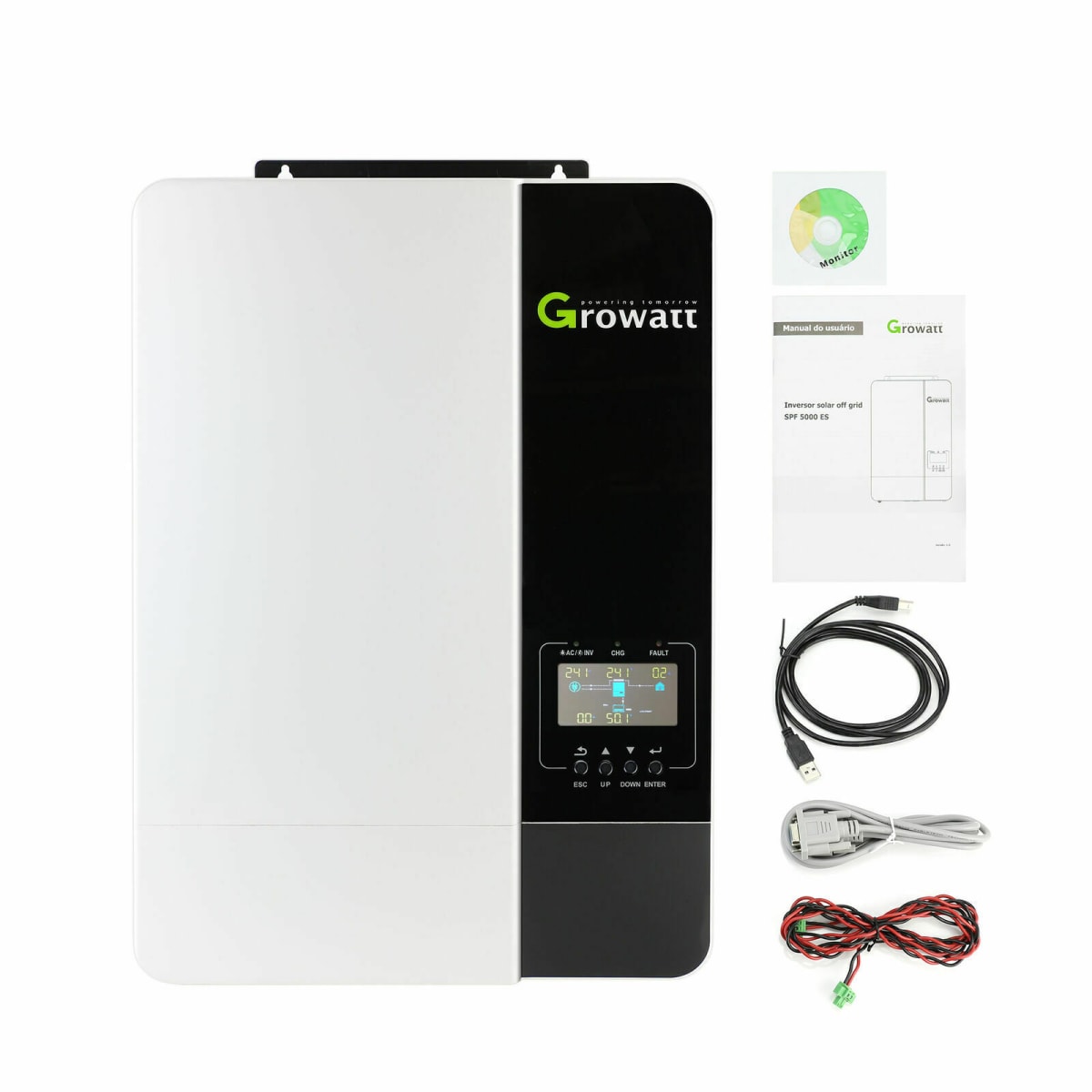 Inversor Cargador Growatt SPF 3500 ES 48V 80A | Kit Fotovoltaico, Panel ...
