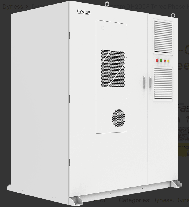 Sistema de Almacenamiento de Energía BESS 200kWh DH200F-S000L01 Dyness | Natura Energy es ...