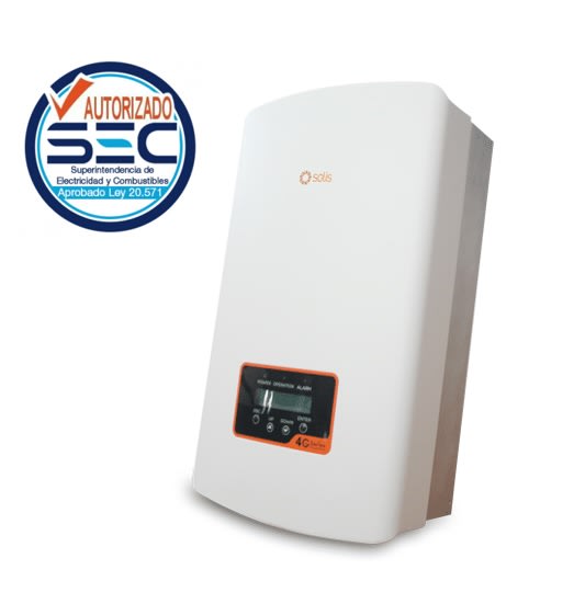 Ginlong Inversor On Grid Solis 5kW 4G Certificado SEC | Natura Energy ...