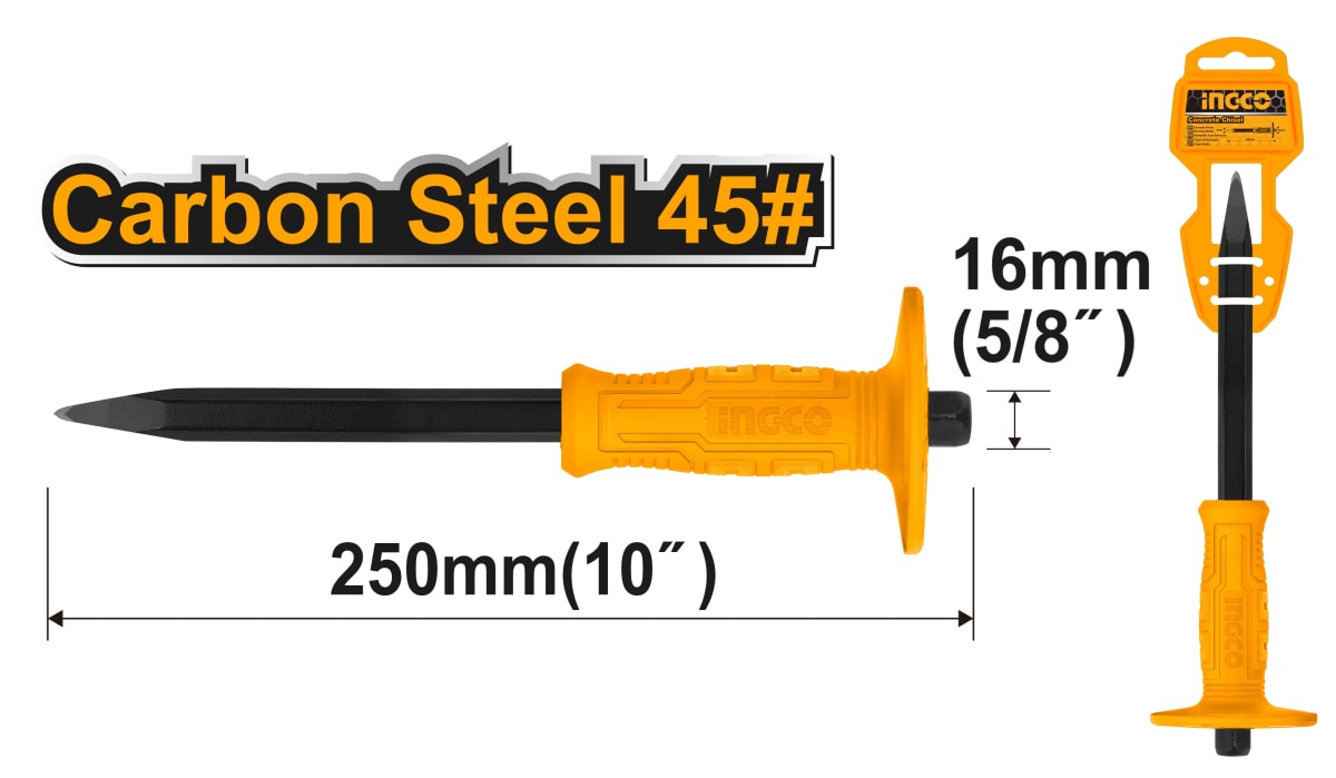 PUNTO INGCO CON GRIP 16 X 250 MM # HCC0841016 | Ota Ferretería