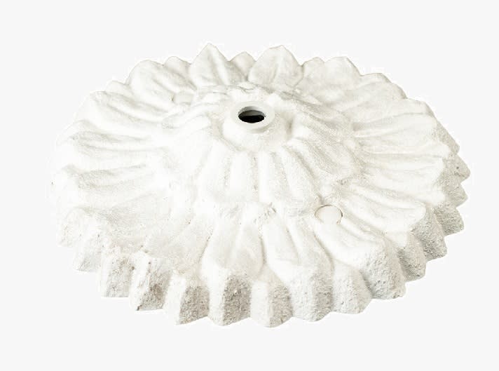 PLAFONIER CUBRE CAJA T/FLOR BLANCO (BALDEQUIN) | ELECTRICIDAD PJ