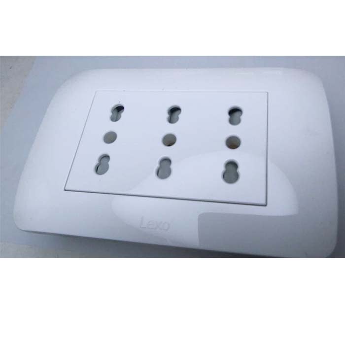 ENCHUFE TRIPLEX 10/16A BLANCO | ELECTRICIDAD PJ