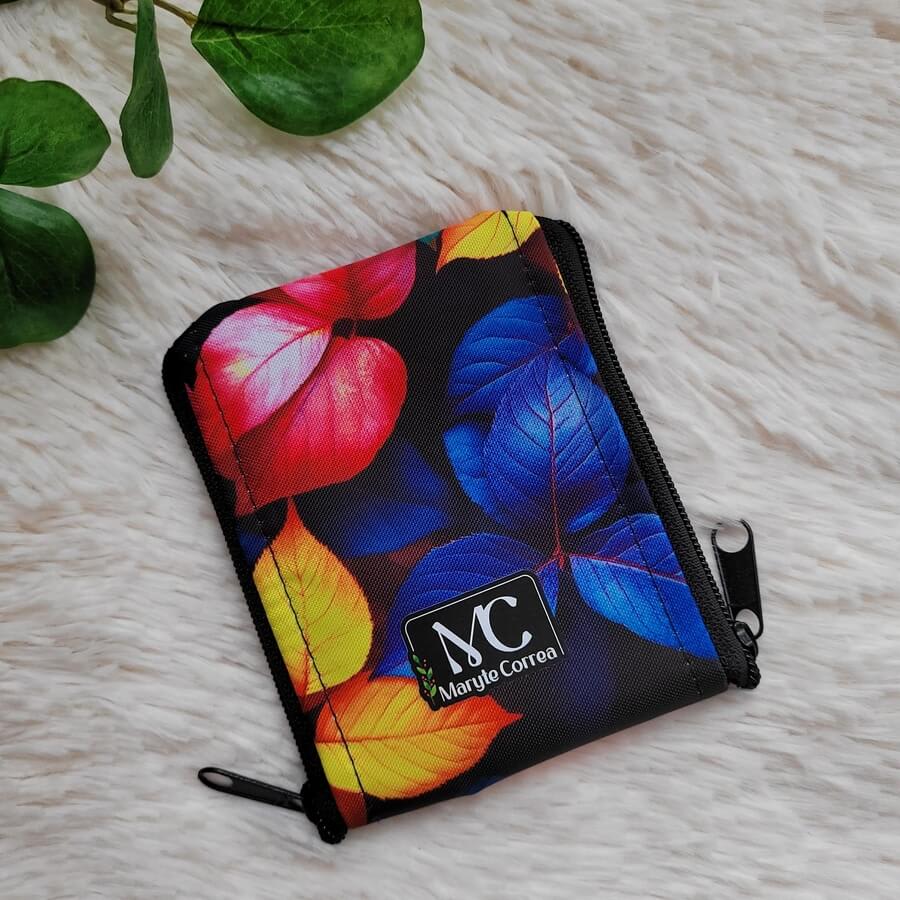 Monedero doble - Hojas de otoño | Creadoras SPA