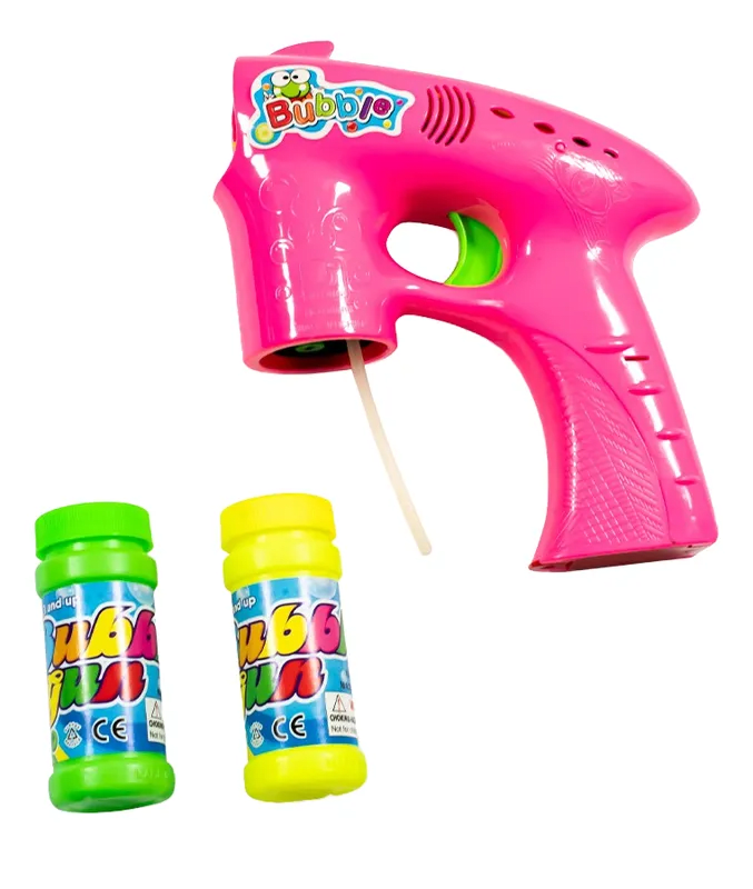 Pistola de Burbujas con Repuesto – Juguete Interactivo y Divertido para ...