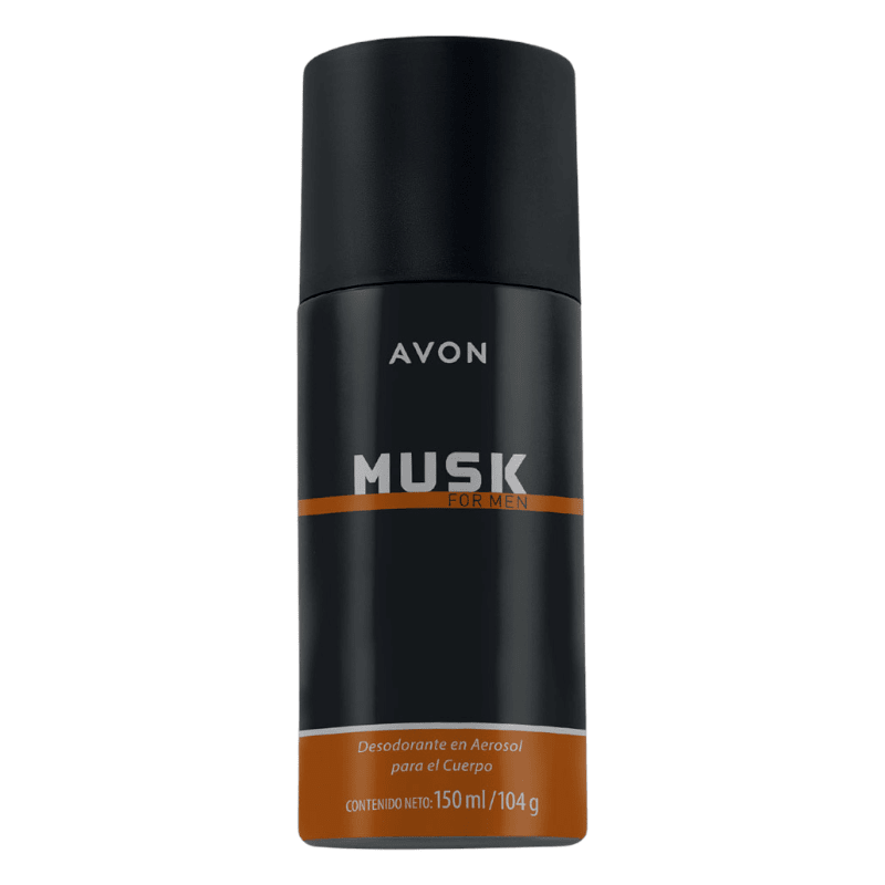DESODORANTE AEROSOL MUSK FOR MEN 150 ML | BOSMAT OUTLET PERÚ
