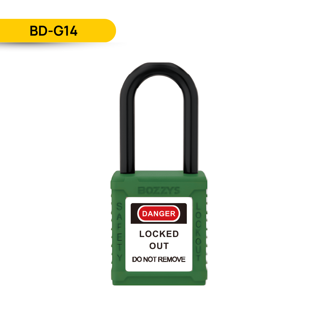 CANDADO DE SEGURIDAD AISLADO 38MM, COLOR VERDE, BD-G14; TEC LOCKOUT ...
