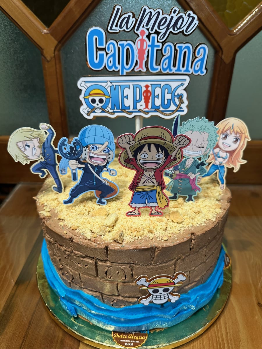 Torta Temática One Piece | Pastelería Dulce Alegría