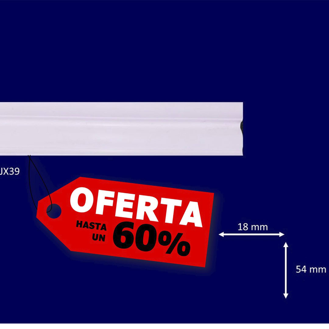 Cornisa de PVC JX39 | Importaciones Reus Santiago