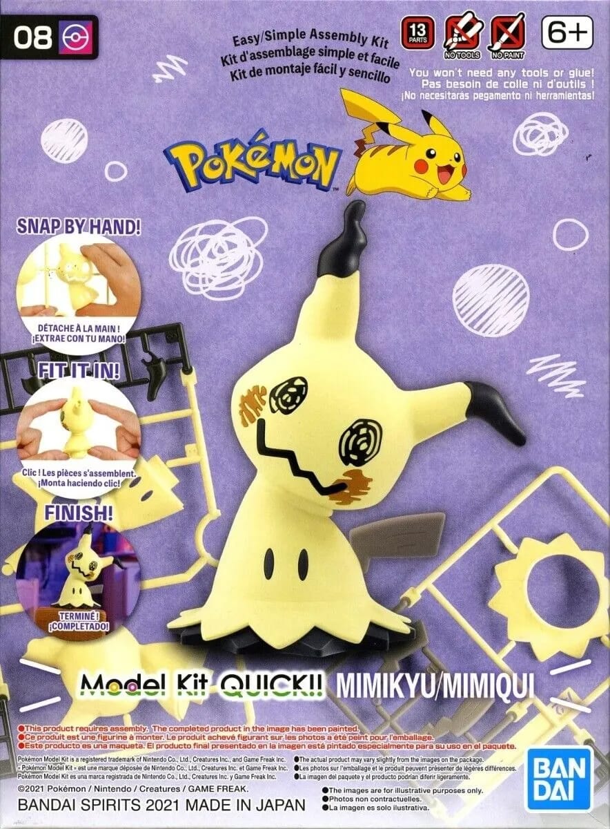 Pokémon Model Kit Quick!! 08 Mimikyu | cardgame