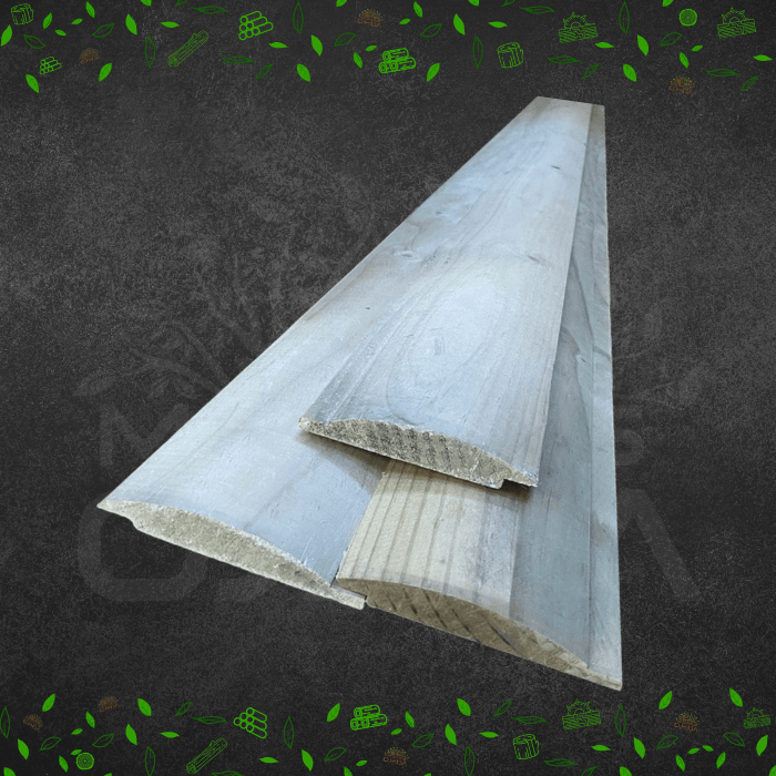 TRASLAPO ROLLIZO IMPREGNADO (IPV) 1x5x2.80 | Maderas Ojeda