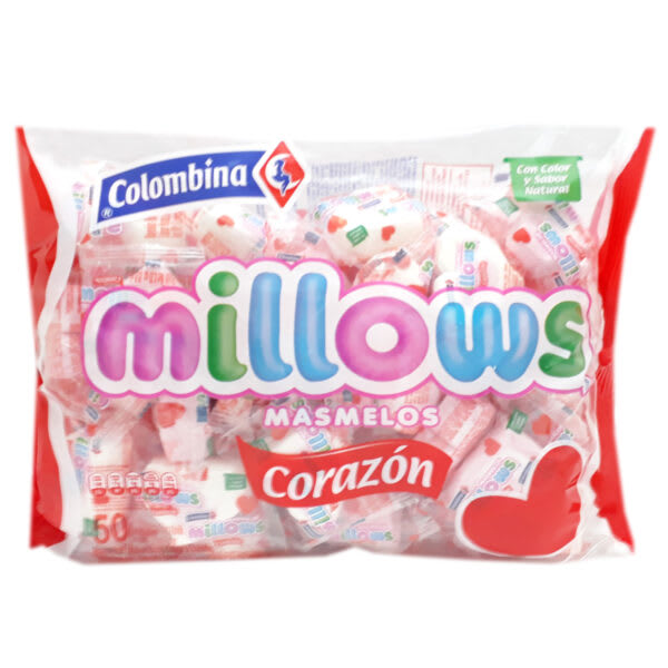 MILLOWS CORAZON X 50 UNIDADES | Merkadex