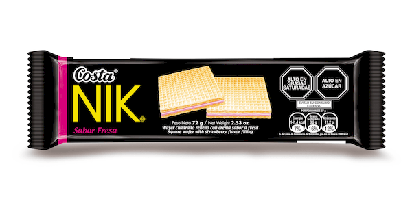 NIK WAFER SABOR FRESA 71 G | Merkadex