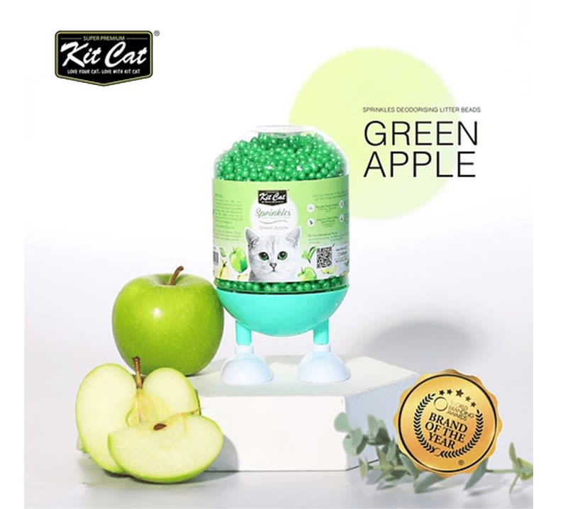 Kit Cat Sprinkles Perlas Perfumadas para arena de gato Aroma Manzana ...