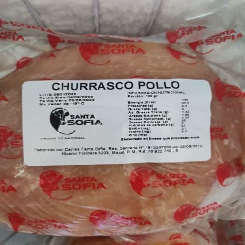 Churrasco de pollo | Alimentos Santa Sofía