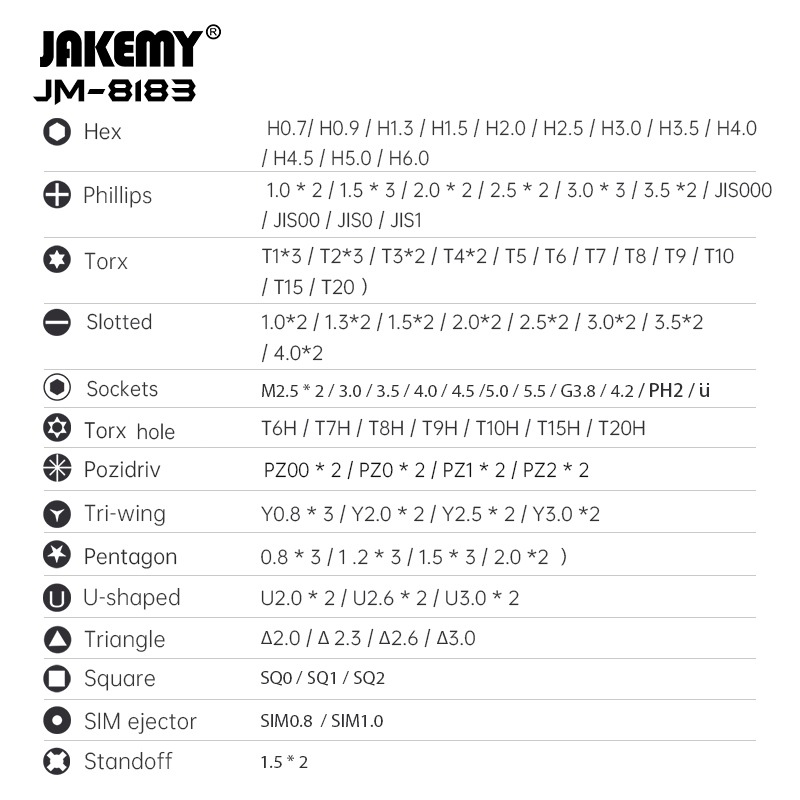 JAKEMY JM-8183 | Inno Chile