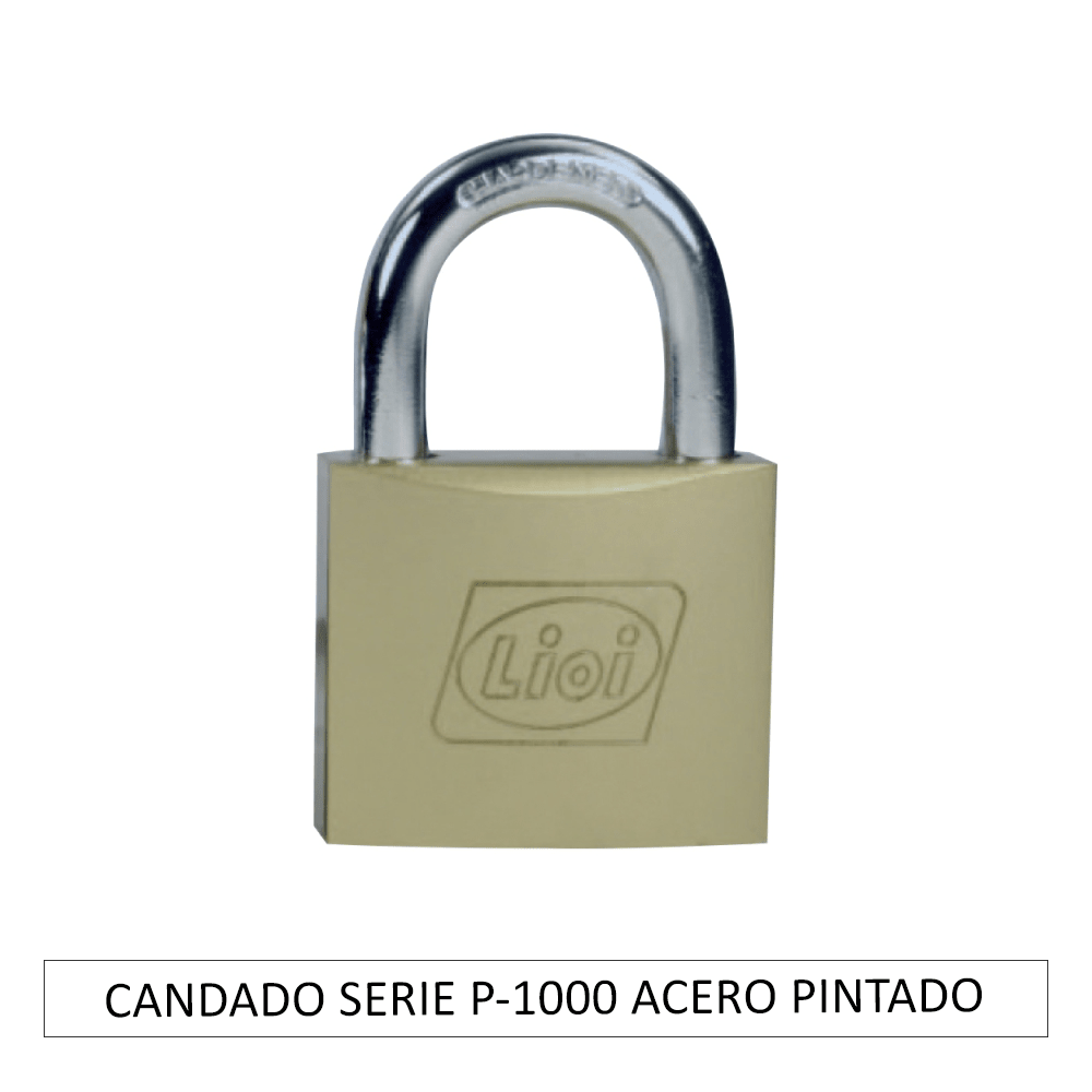 CANDADO SERIE P-1000 ACERO PINTADO | Ferretería San Carlos