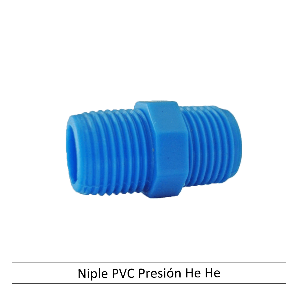Niple PVC Presión He He | Ferretería San Carlos