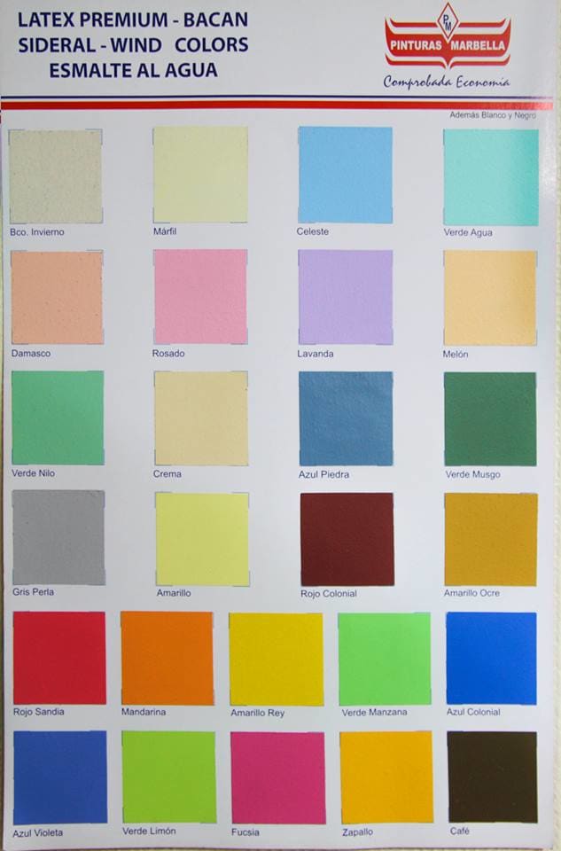 Pintura Marbella Latex en bolsa Oferta | Ferretería San Carlos
