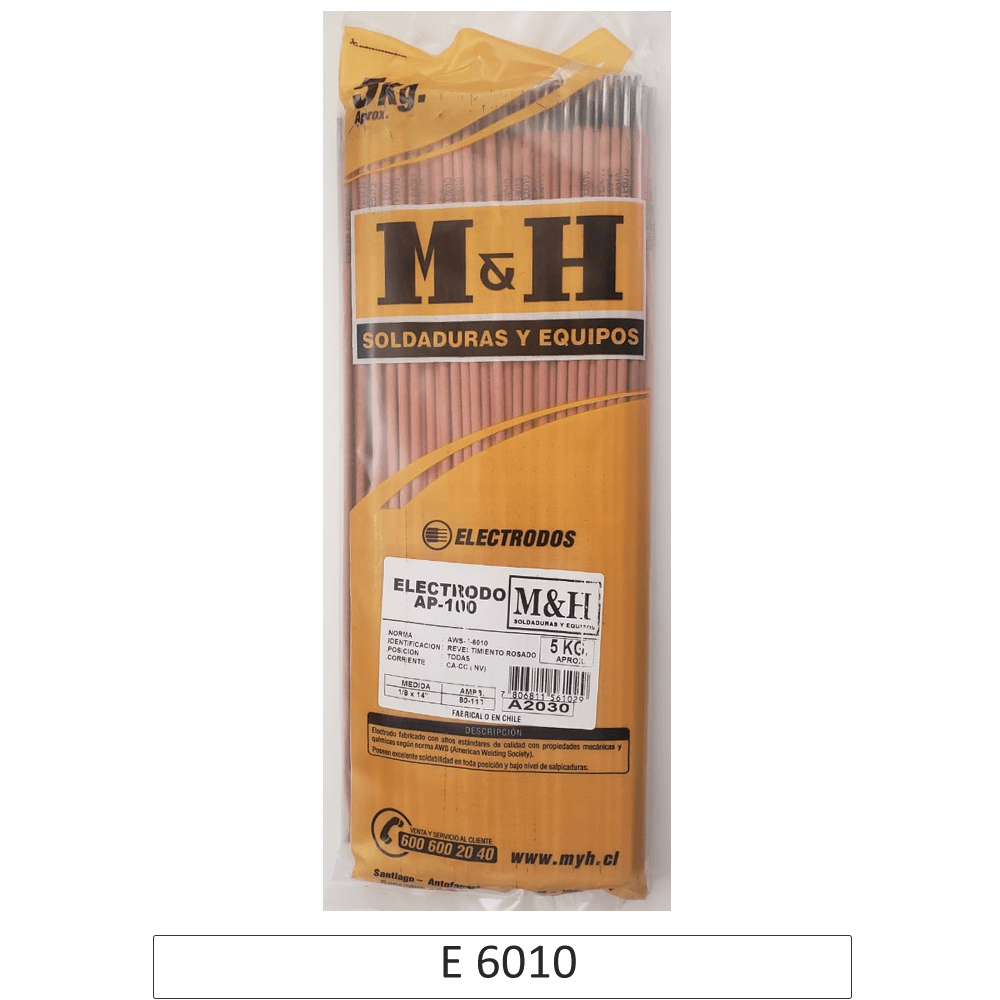 Soldadura Electrodo 6010 1/8 x kilo | Ferretería San Carlos
