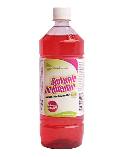 Solvente Quemar (Ron) Botella x Litro | Ferretería San Carlos