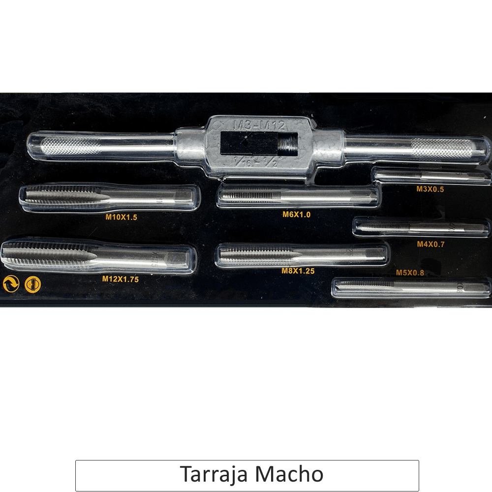 TARRAJA MACHO 8PCS | Ferretería San Carlos