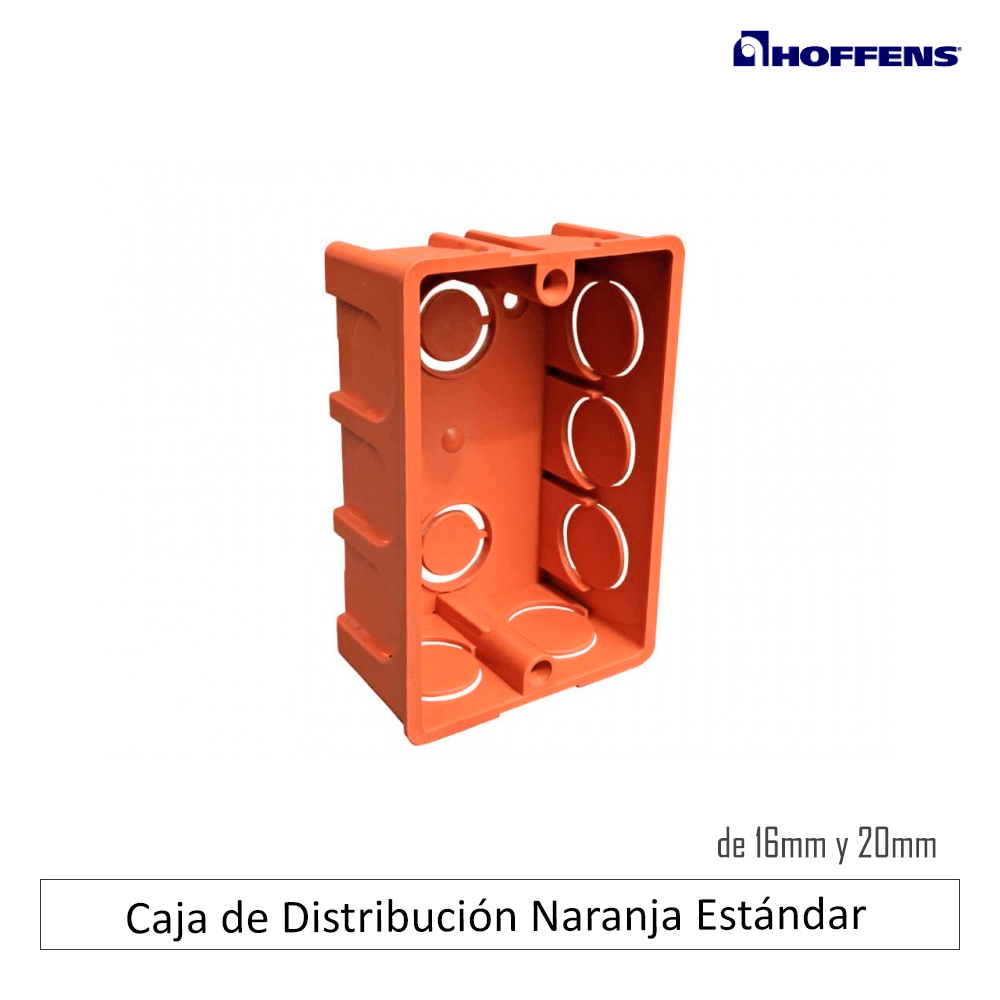 Caja de Distribución Naranja Estándar | Ferretería San Carlos